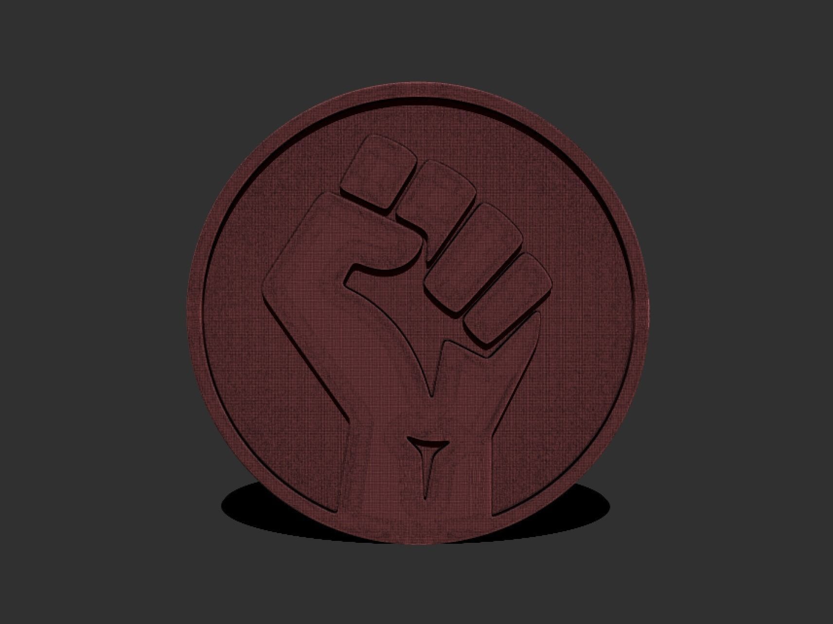 BLM Black Lives Matter Logo Symbol Emblem free 3D model 3D printable ...