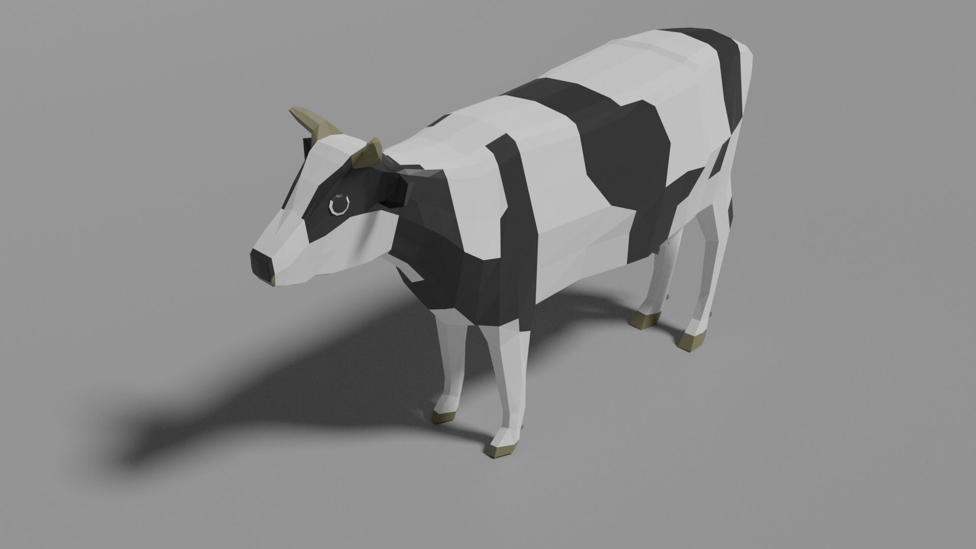 Cartoon Cow 3D asset | CGTrader