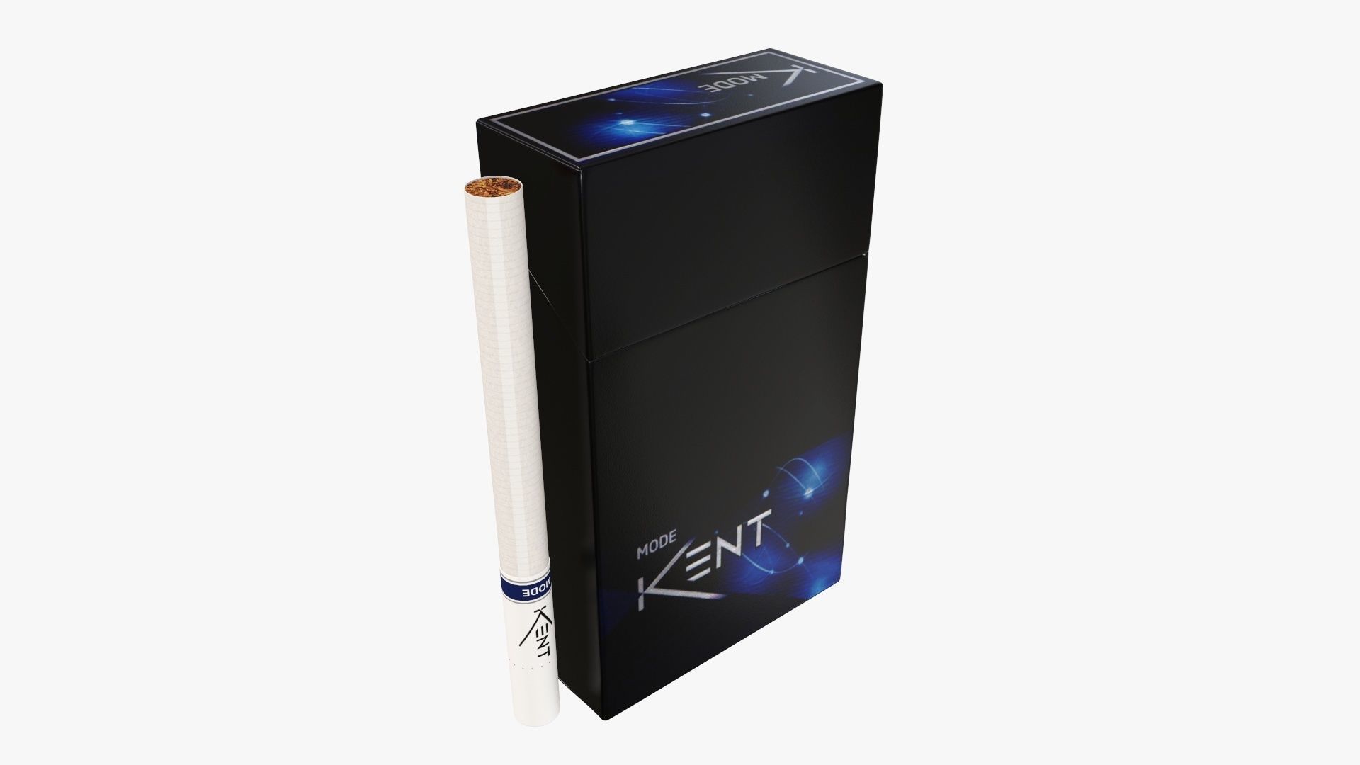 Mode cigarettes KENT slim compact pack closed 3D model | CGTrader