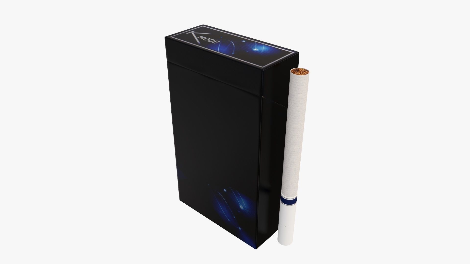 Mode cigarettes KENT slim compact pack closed 3D model | CGTrader