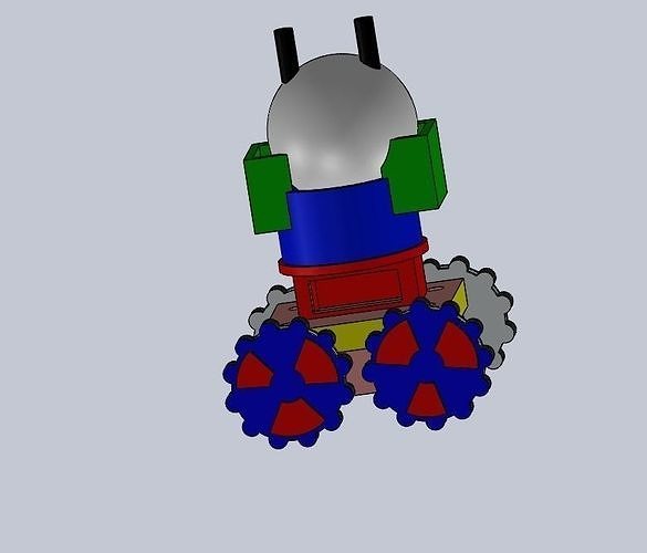 Robot Ready to Build From 3D printed parts 3D model 3D printable | CGTrader