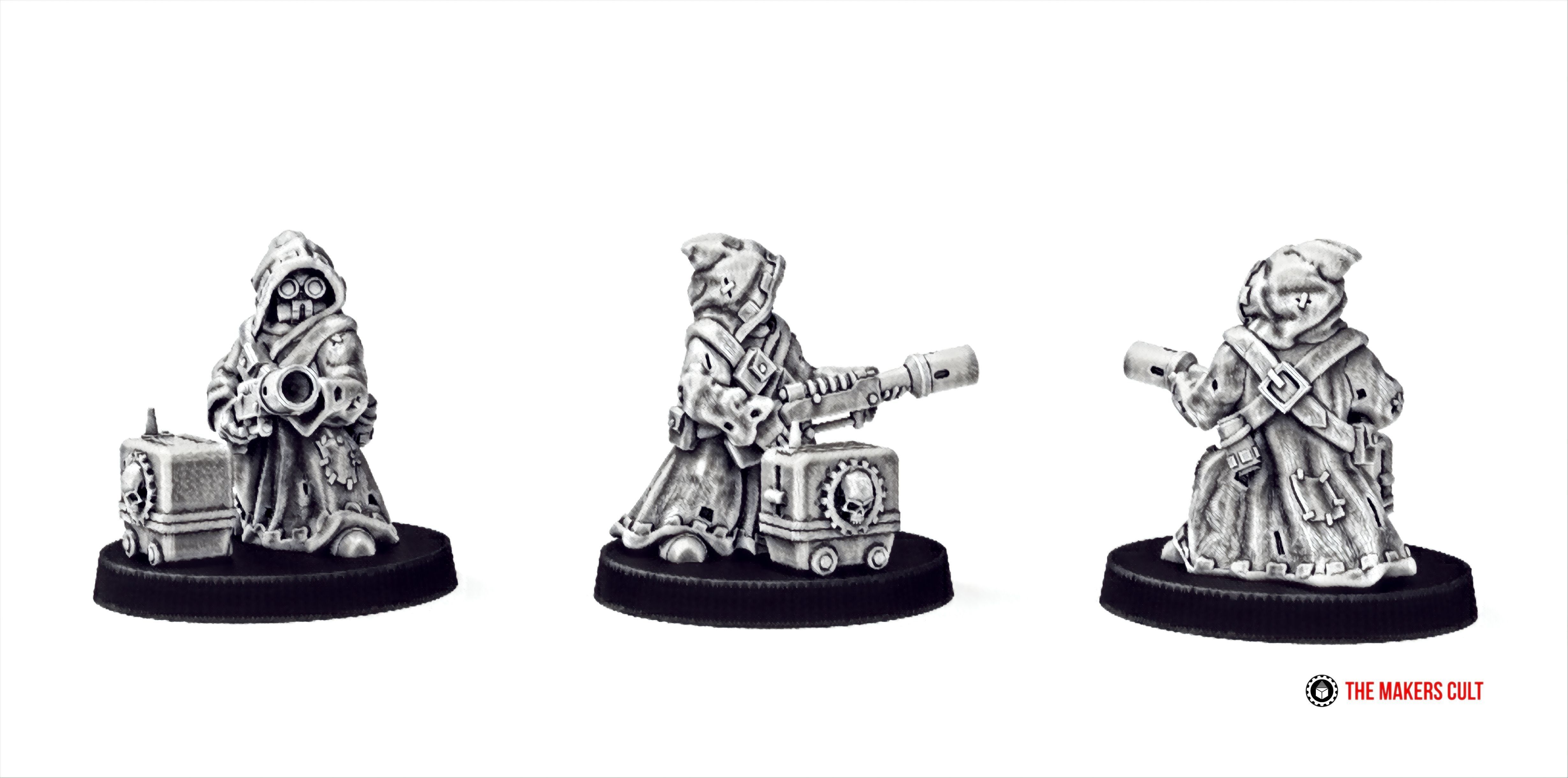 Dark Techno Lil Cultist And His Companion 3d Model 3d Printable Cgtrader
