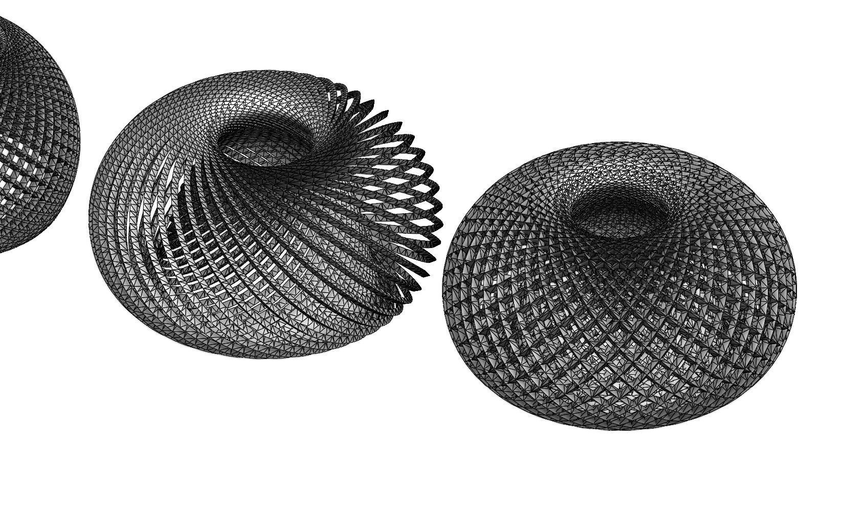 abstract spherical patterns free 3D model 3D printable | CGTrader