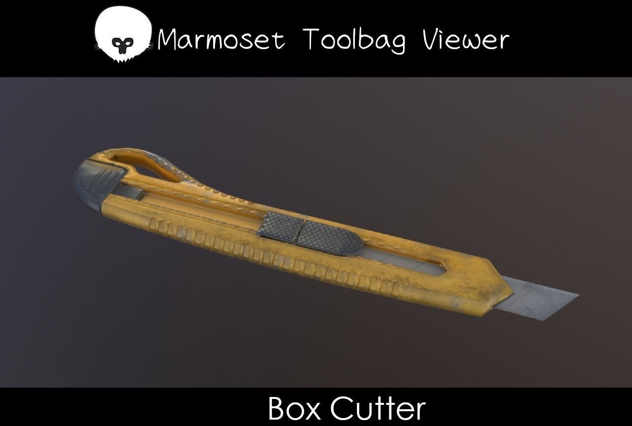 3D model box cutter 001 VR / AR / low-poly | CGTrader