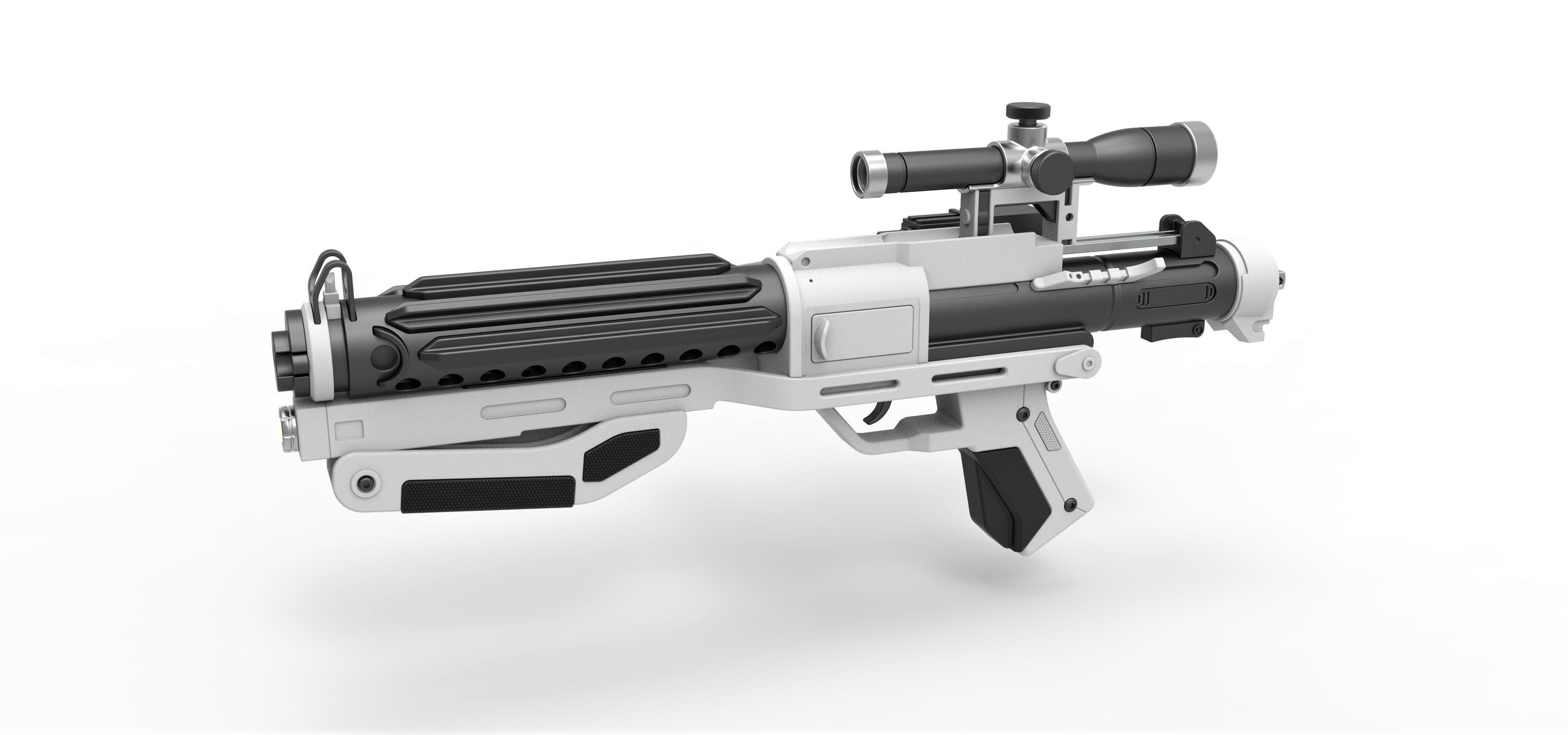 Blaster rifle F-11D from Star Wars The Force Awakens 2015 3D model ...
