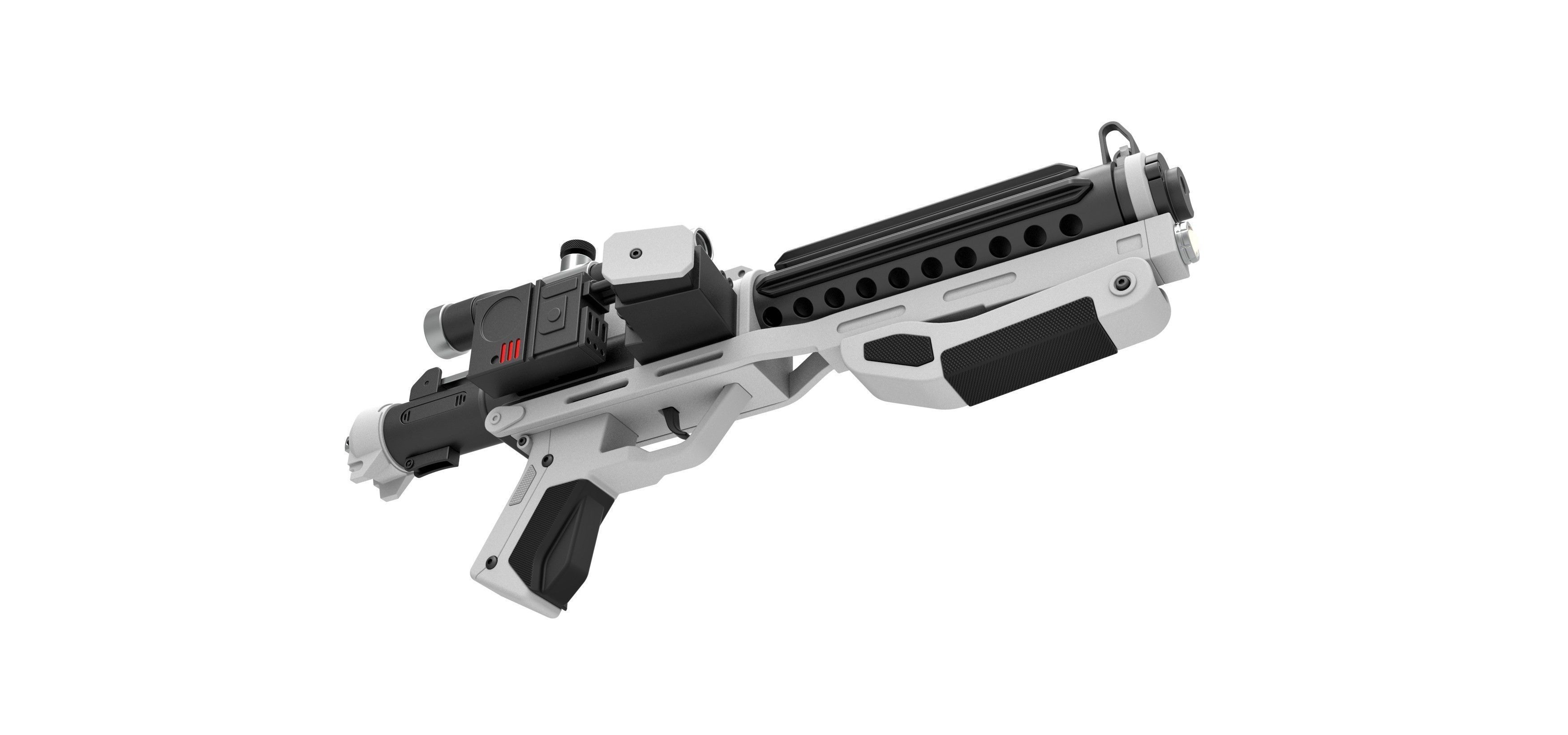 Blaster rifle F-11D from Star Wars The Force Awakens 2015 3D model ...