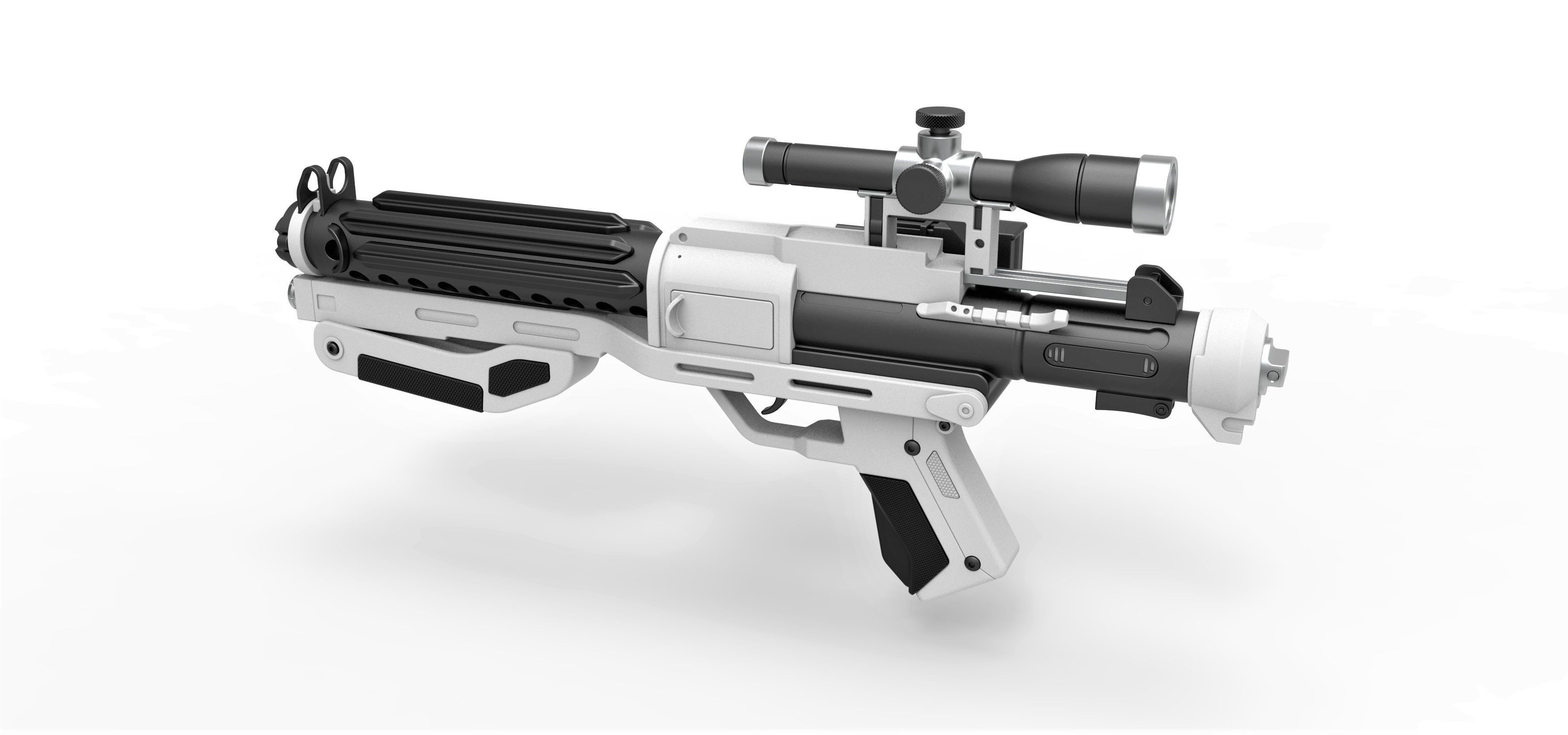 Blaster rifle F-11D from Star Wars The Force Awakens 2015 3D model ...