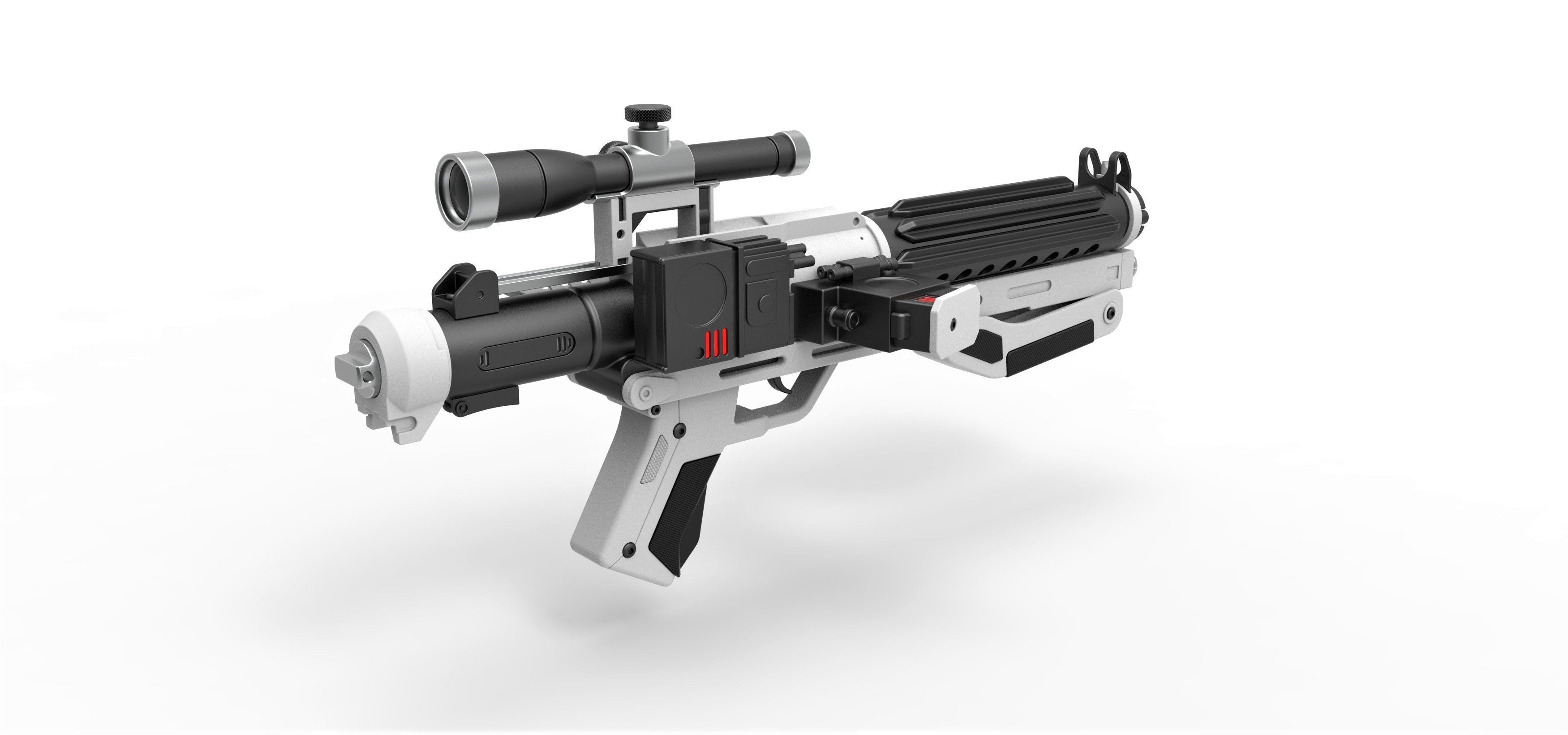 Blaster rifle F-11D from Star Wars The Force Awakens 2015 3D model ...