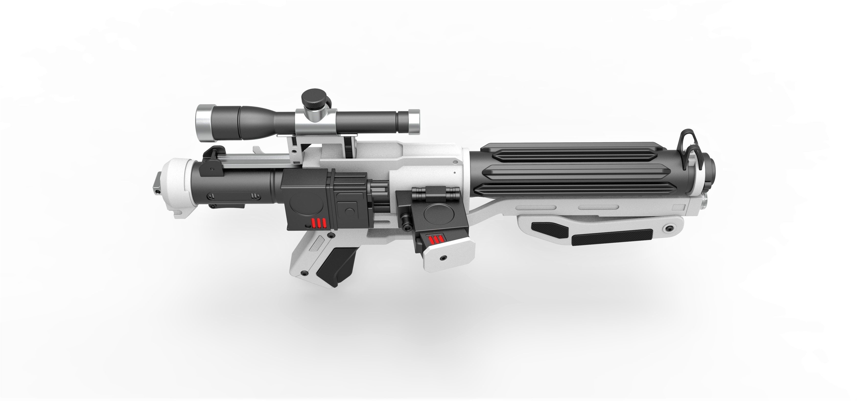 Blaster rifle F-11D from Star Wars The Force Awakens 2015 3D model ...