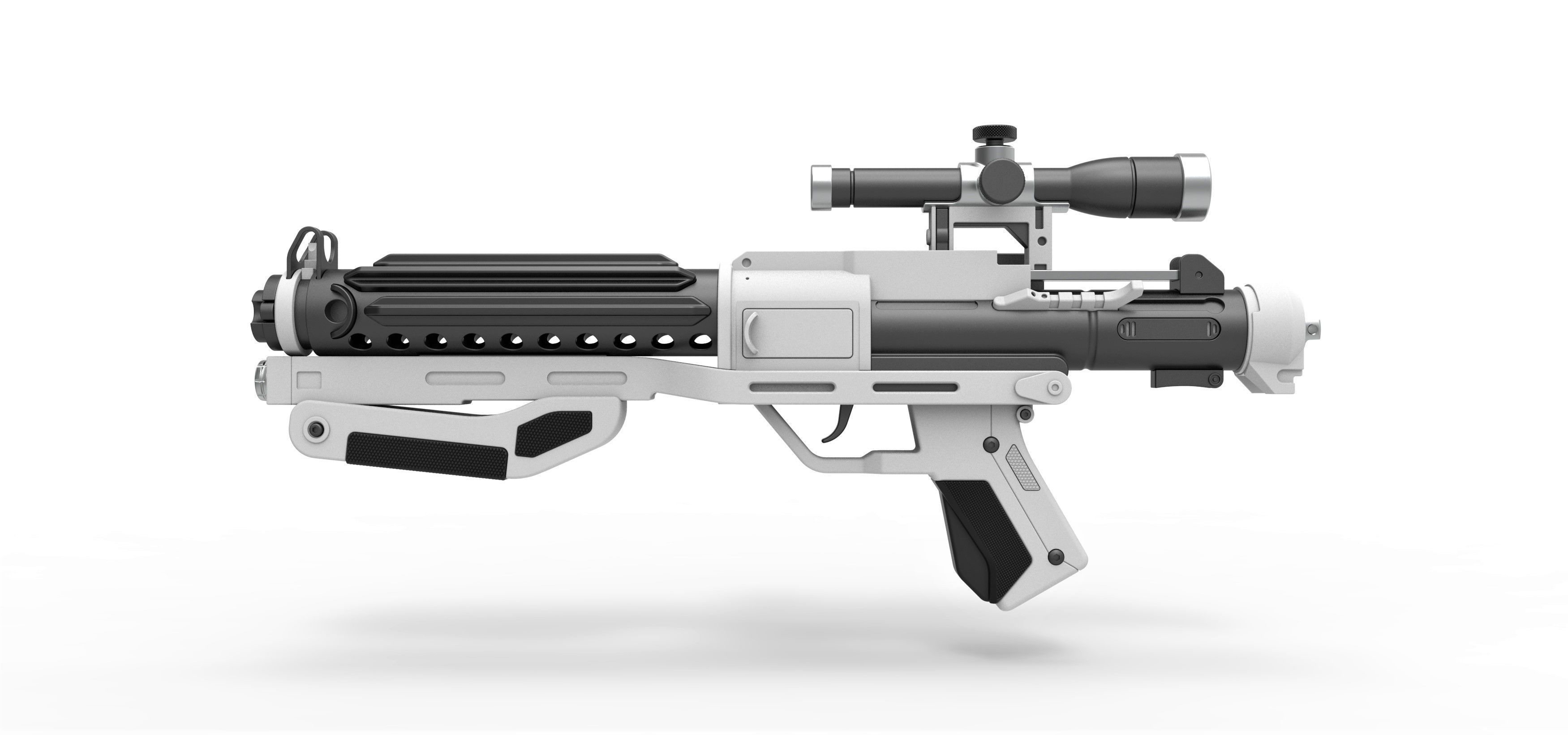 Blaster rifle F-11D from Star Wars The Force Awakens 2015 3D model ...