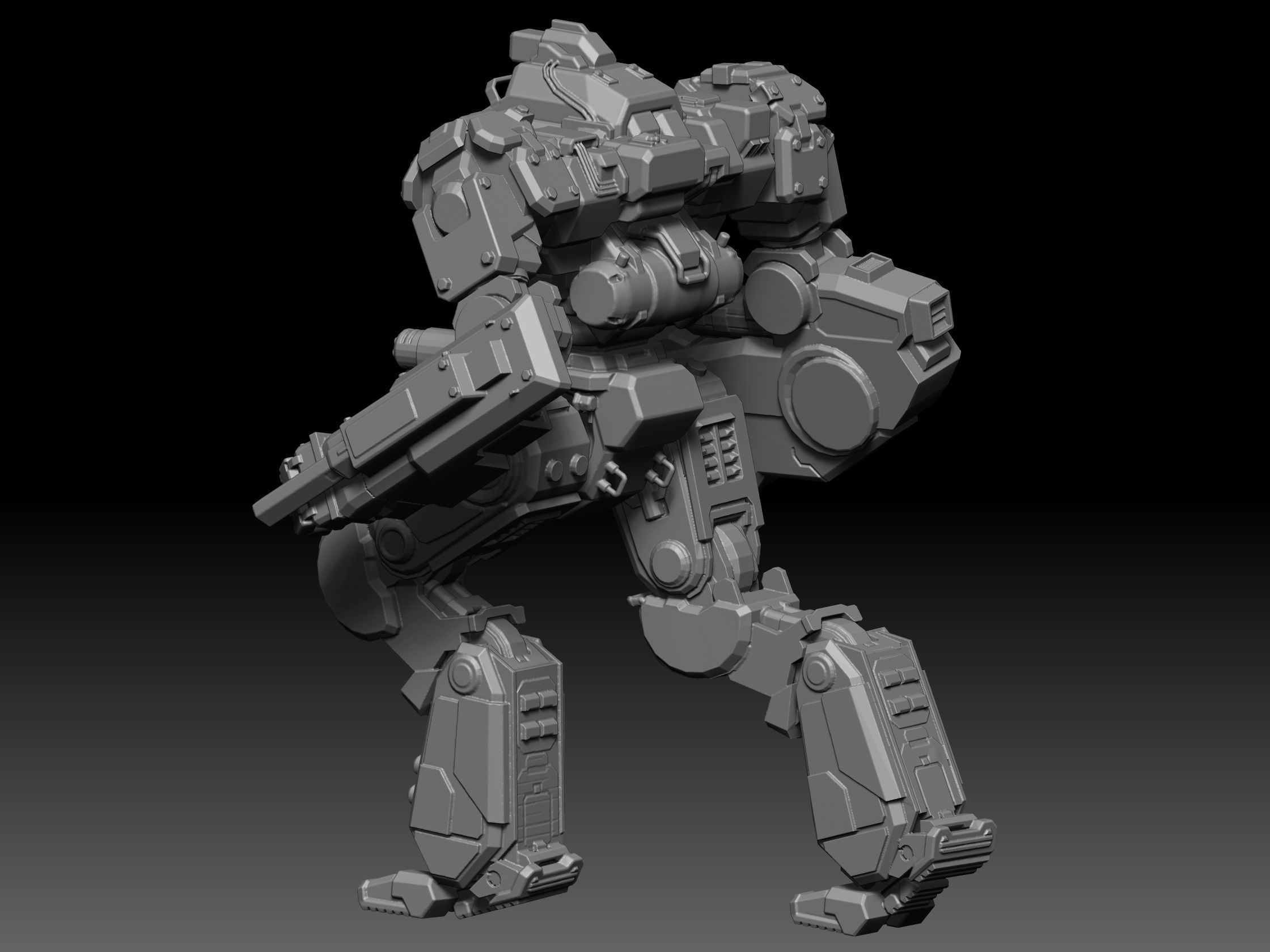 Mecha 3D model 3D printable | CGTrader