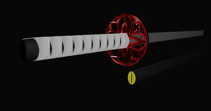 3D model SAMURAI SWORD VR / AR / low-poly | CGTrader