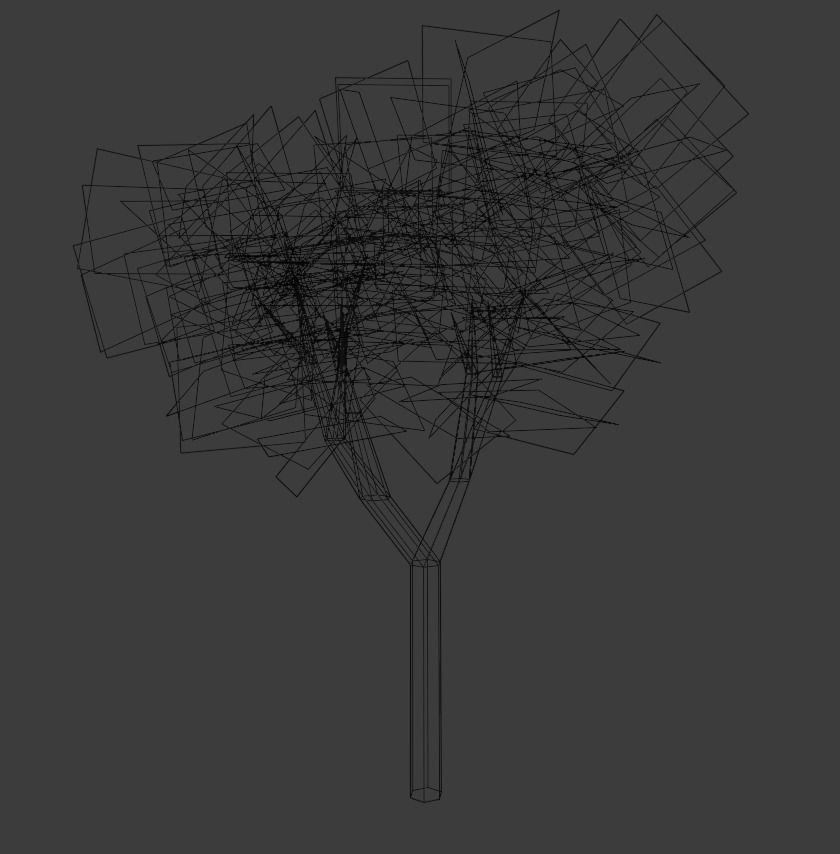 3D model Brazilian Cherry Locust Jatoba Tree PBR Lowpoly VR / AR / low ...