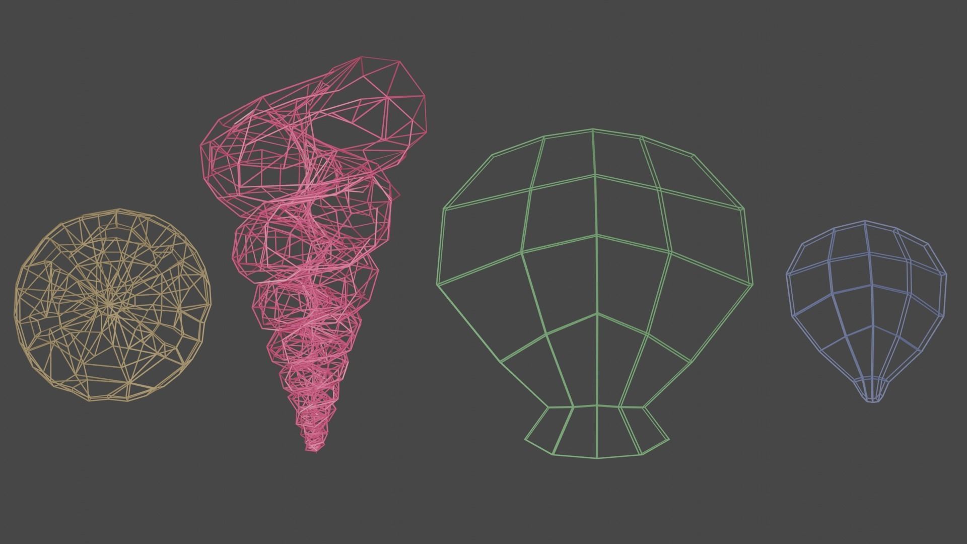 Shells free VR / AR / low-poly 3D model | CGTrader