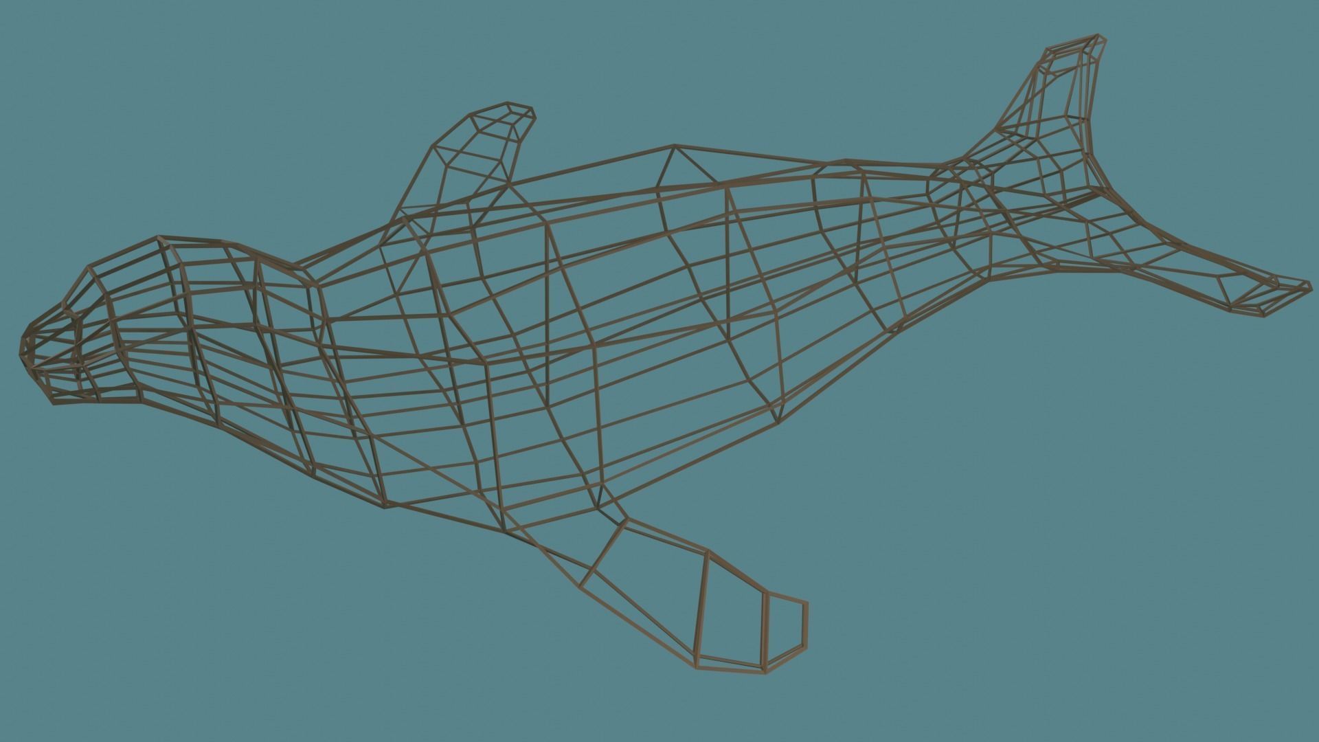 Low Poly Seal free VR / AR / low-poly 3D model animated rigged | CGTrader