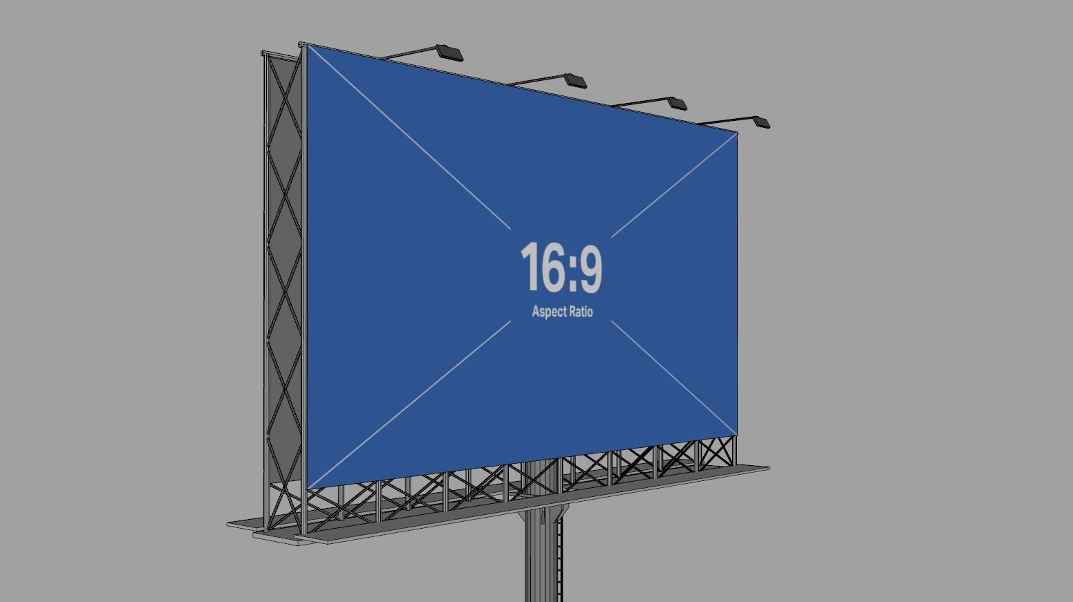 3D model Billboard VR / AR / low-poly | CGTrader