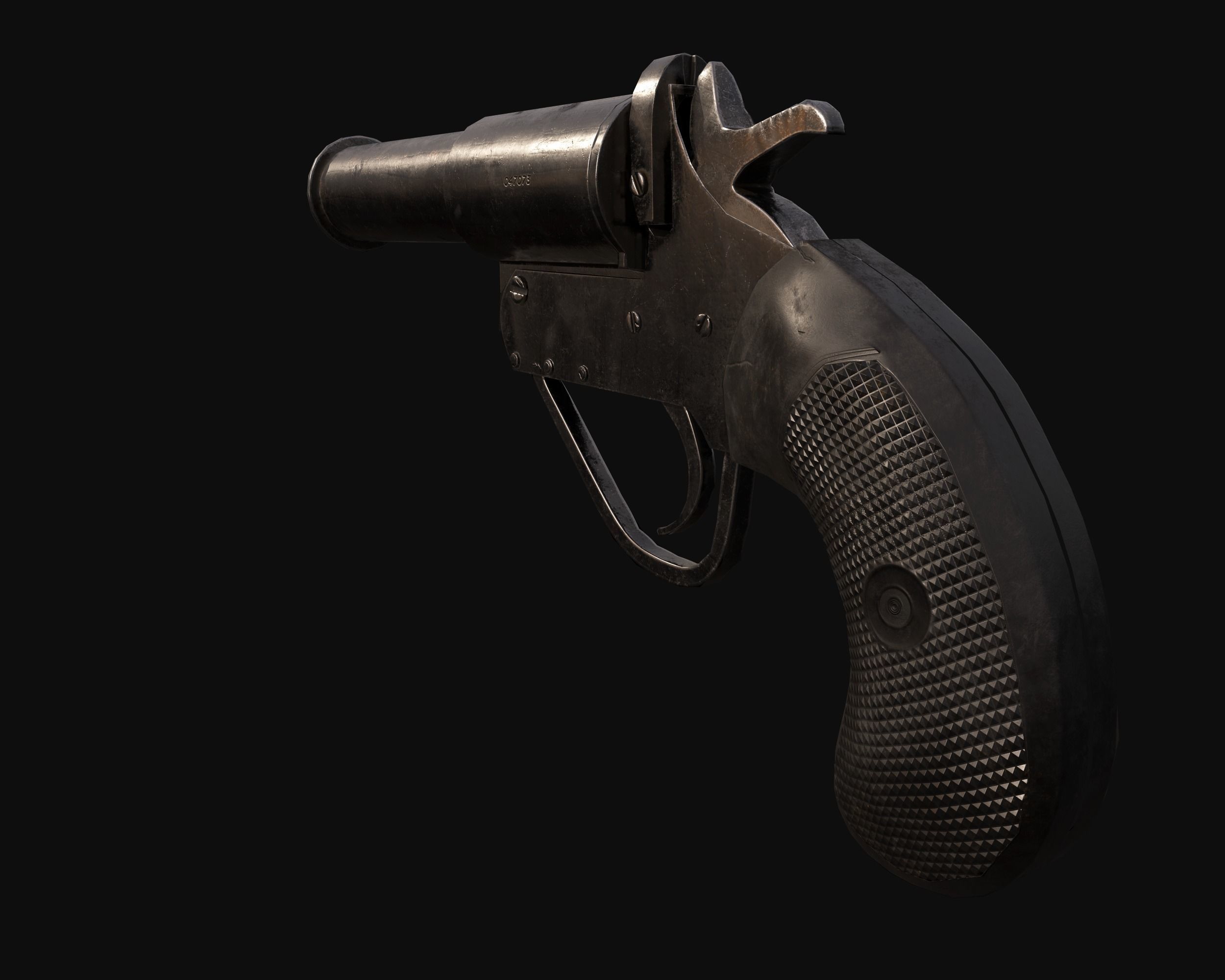 British Flare Gun free VR / AR / low-poly 3D model | CGTrader