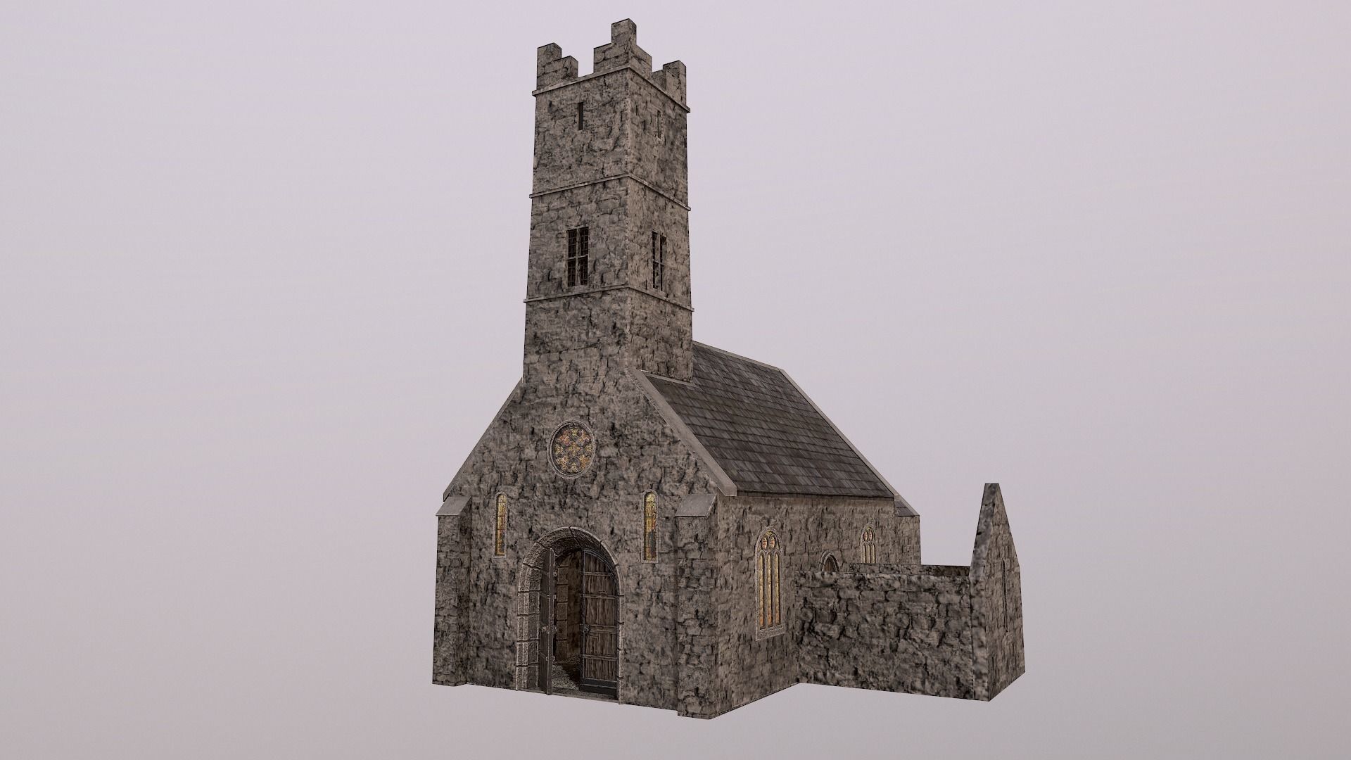 Old Church 3D model | CGTrader
