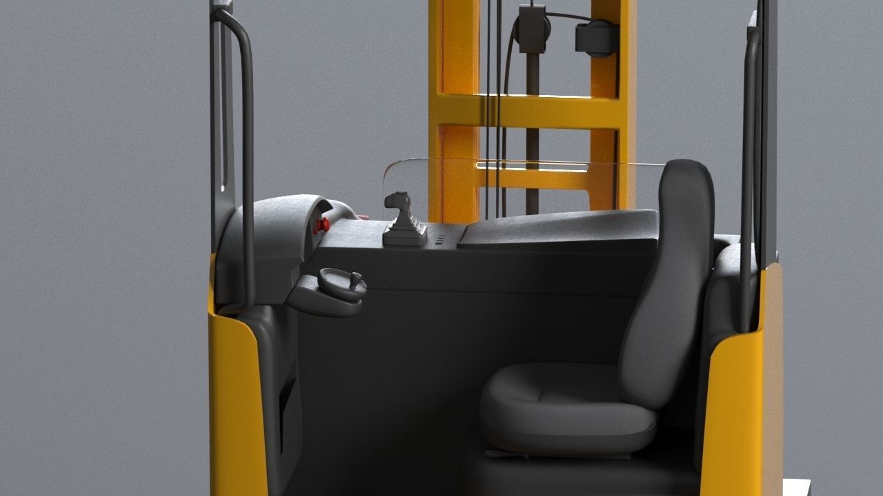 reach truck 3D model animated | CGTrader