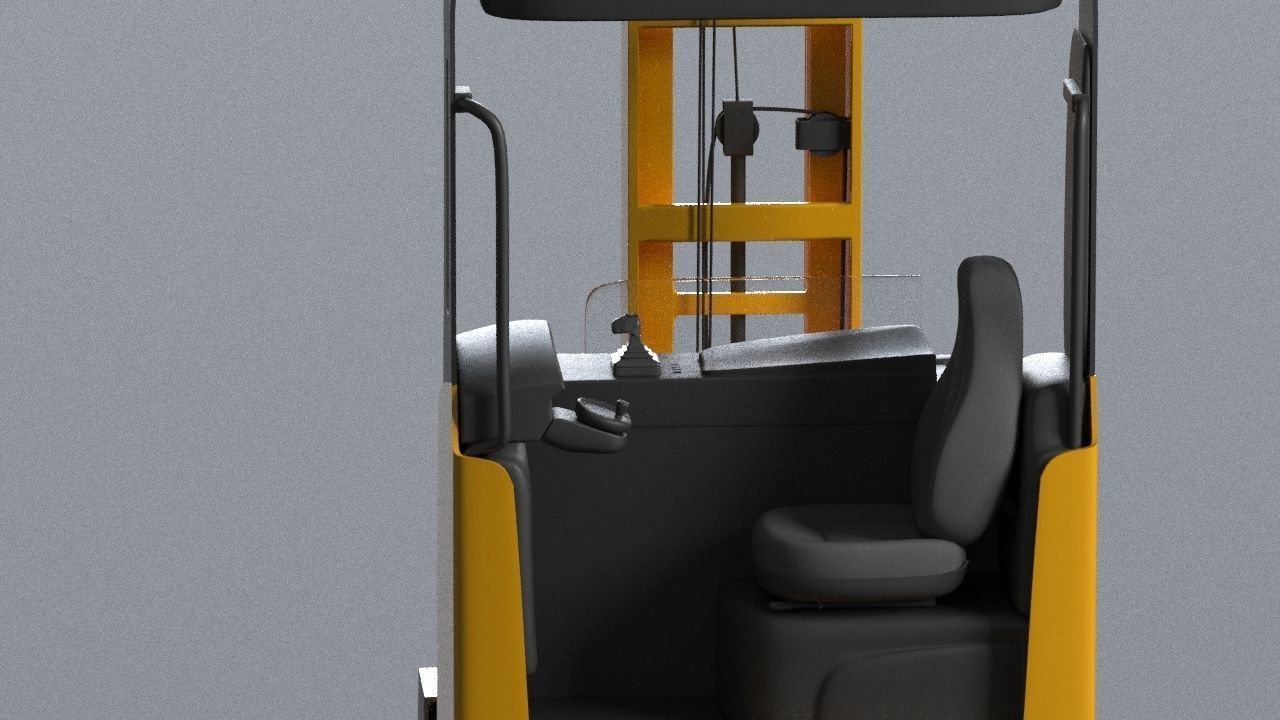 reach truck 3D model animated | CGTrader