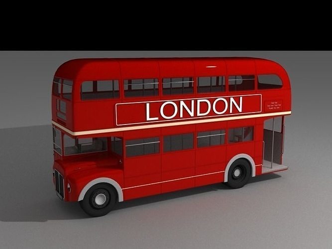 London Bus 3D model | CGTrader