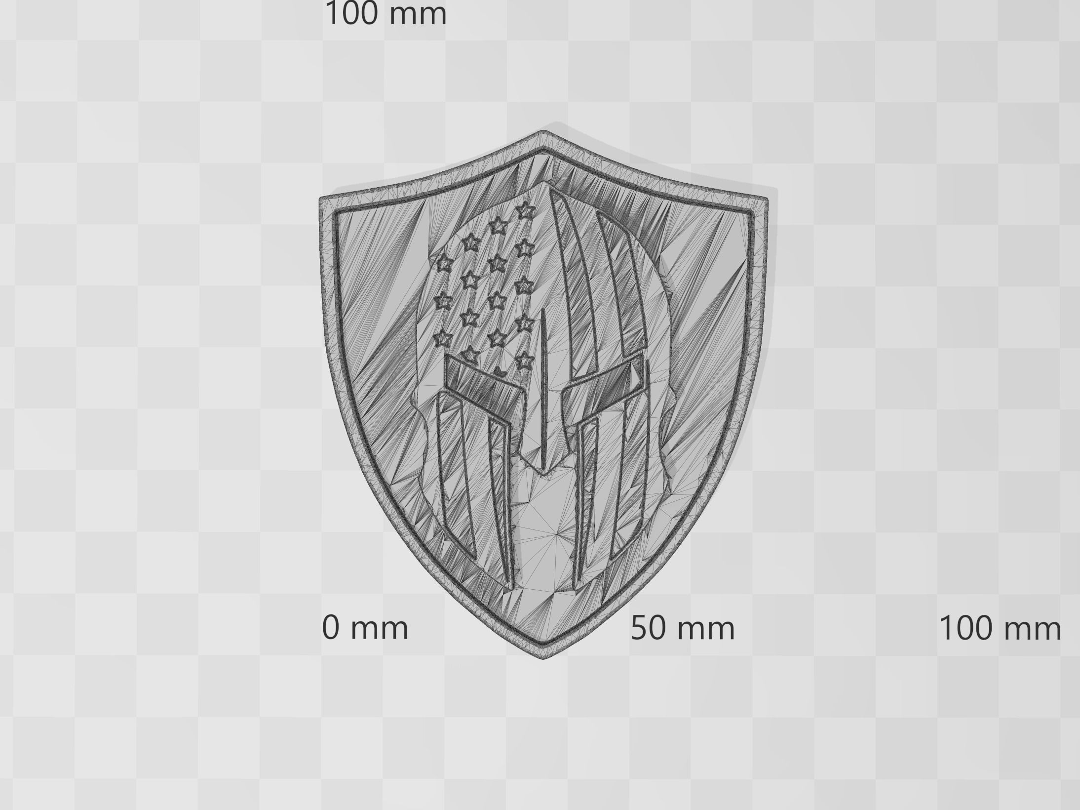 Thin Blue Line Logo Symbol Emblem free 3D model 3D printable | CGTrader