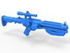 Blaster rifle F-11D with stock from Star Wars The Force Awakens 3D ...