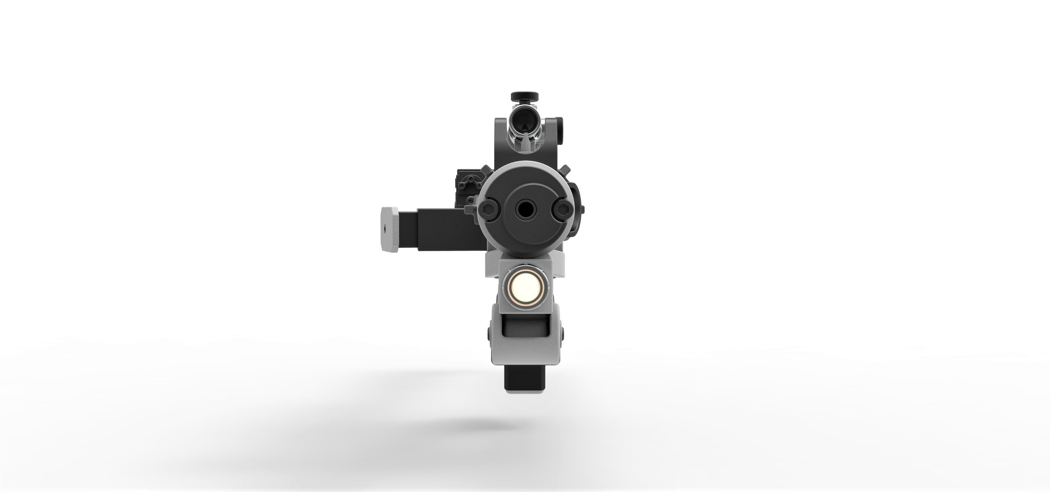 Blaster rifle F-11D with stock from Star Wars The Force Awakens 3D ...