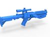 Blaster rifle F-11D with stock from Star Wars The Force Awakens 3D ...