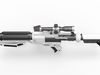 Blaster rifle F-11D with stock from Star Wars The Force Awakens 3D ...
