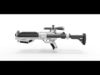 Blaster rifle F-11D with stock from Star Wars The Force Awakens 3D ...