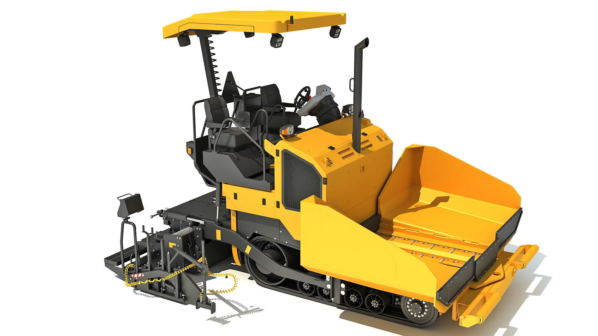 Asphalt Pavers 3D model | CGTrader