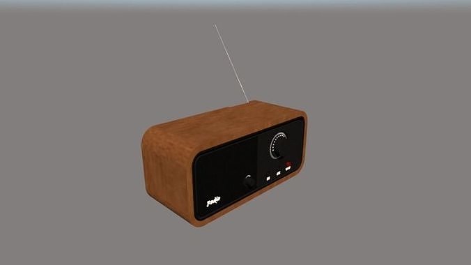 Radio 3D model 3D printable | CGTrader
