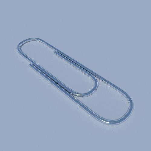 Paper clip 3D model | CGTrader