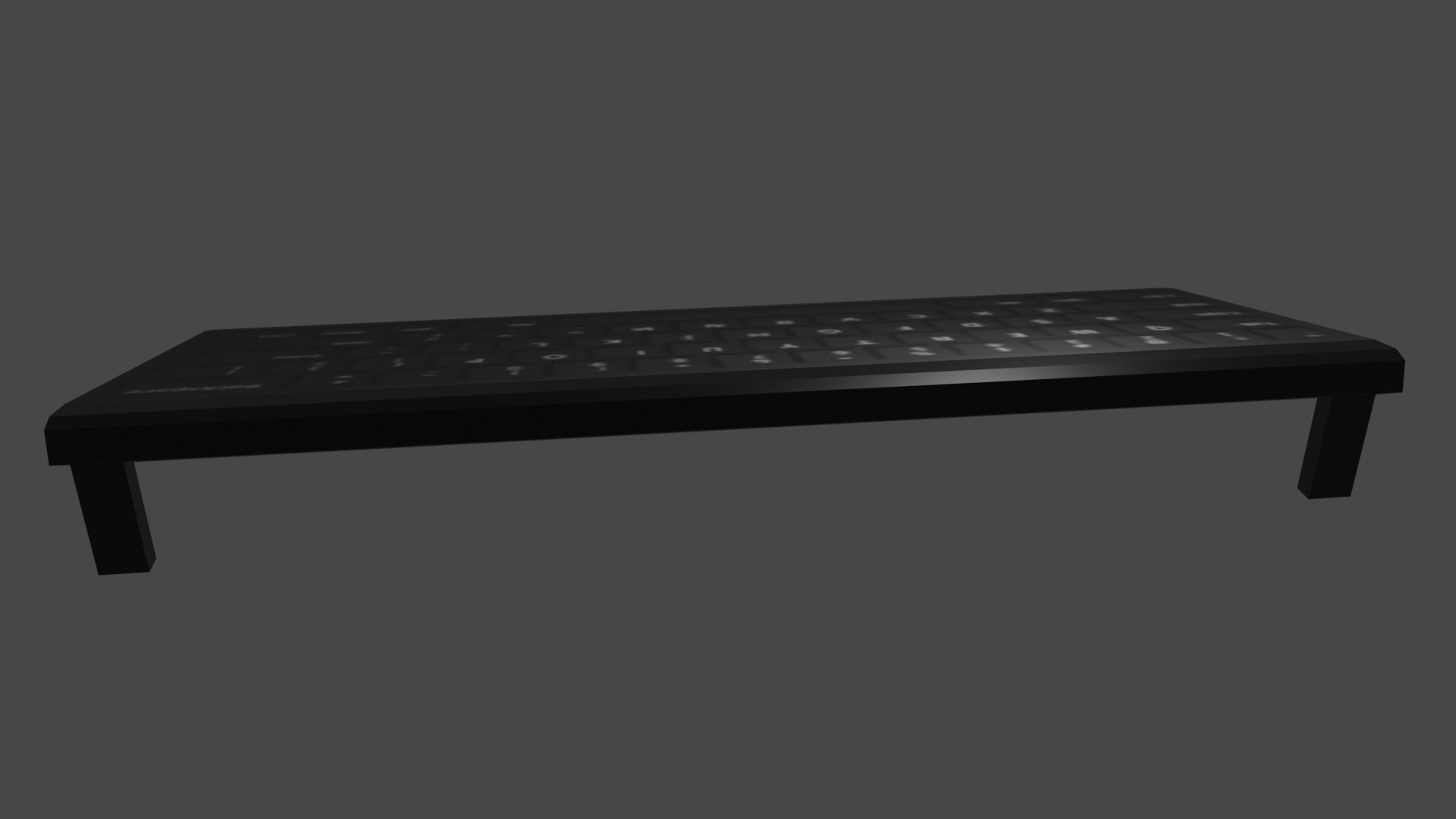 Low Poly realistic keyboard 3D model | CGTrader