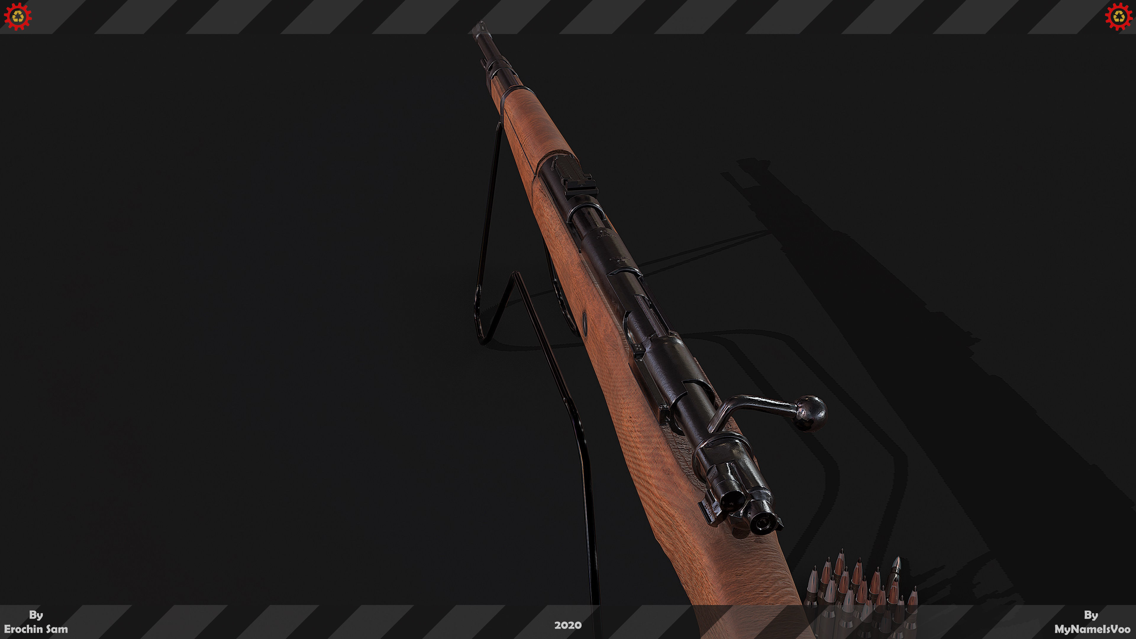 3D model FPS Mauser98k 3D Model VR / AR / low-poly | CGTrader