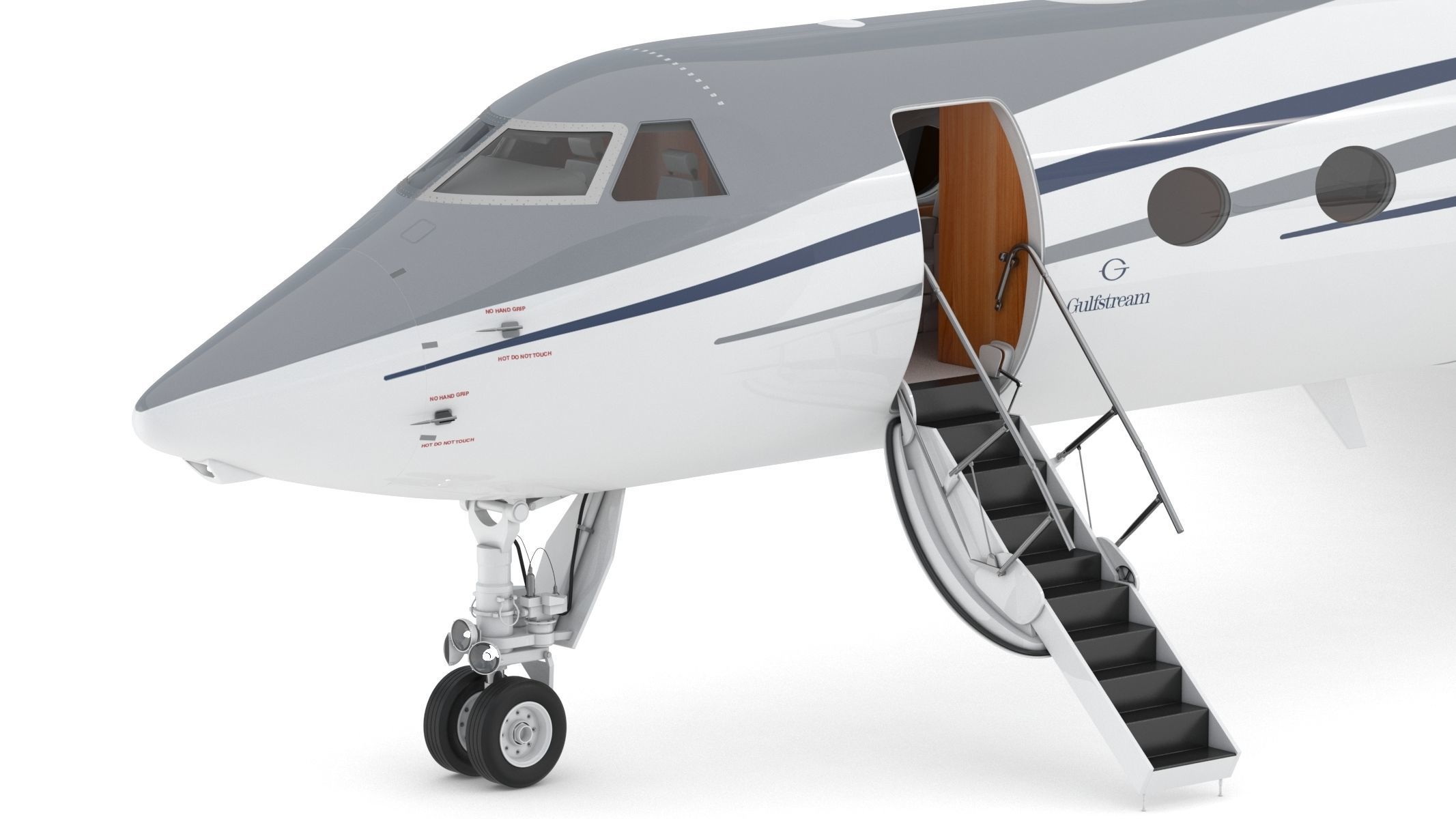 Gulfstream G550 with Interior and Cockpit 3D model | CGTrader