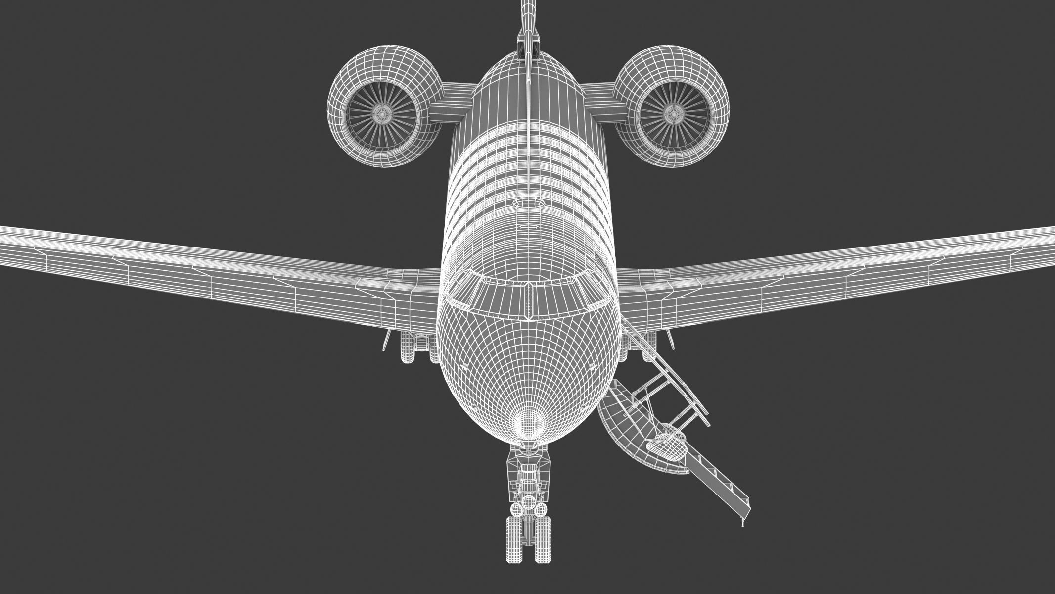 Gulfstream G550 with Interior and Cockpit 3D model | CGTrader