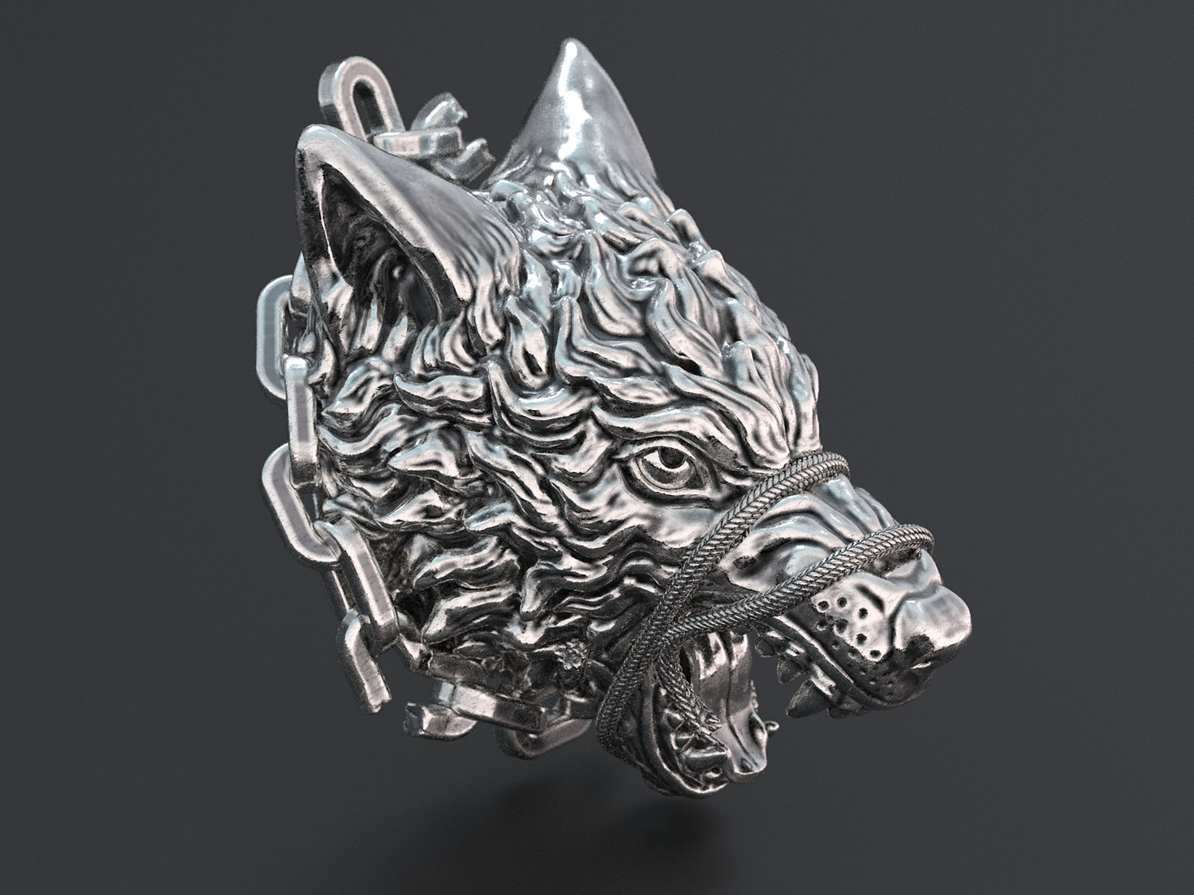 Freedom Wolf 3D model 3D printable | CGTrader
