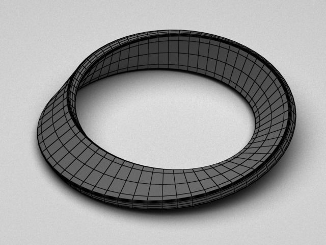 Mobius Strip 3D model 3D printable | CGTrader