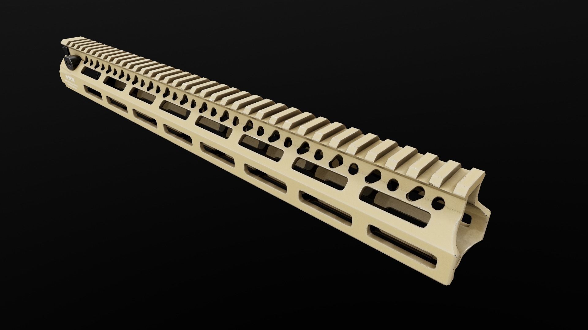 3D model BCM MCMR MLOK AR15 Handguard VR / AR / low-poly | CGTrader
