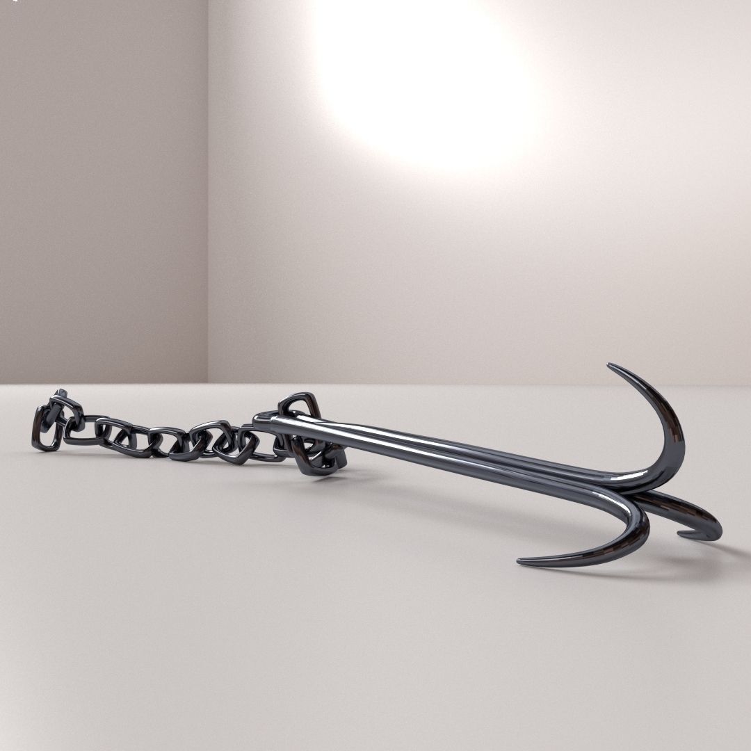 Grappling Hook 3D model | CGTrader