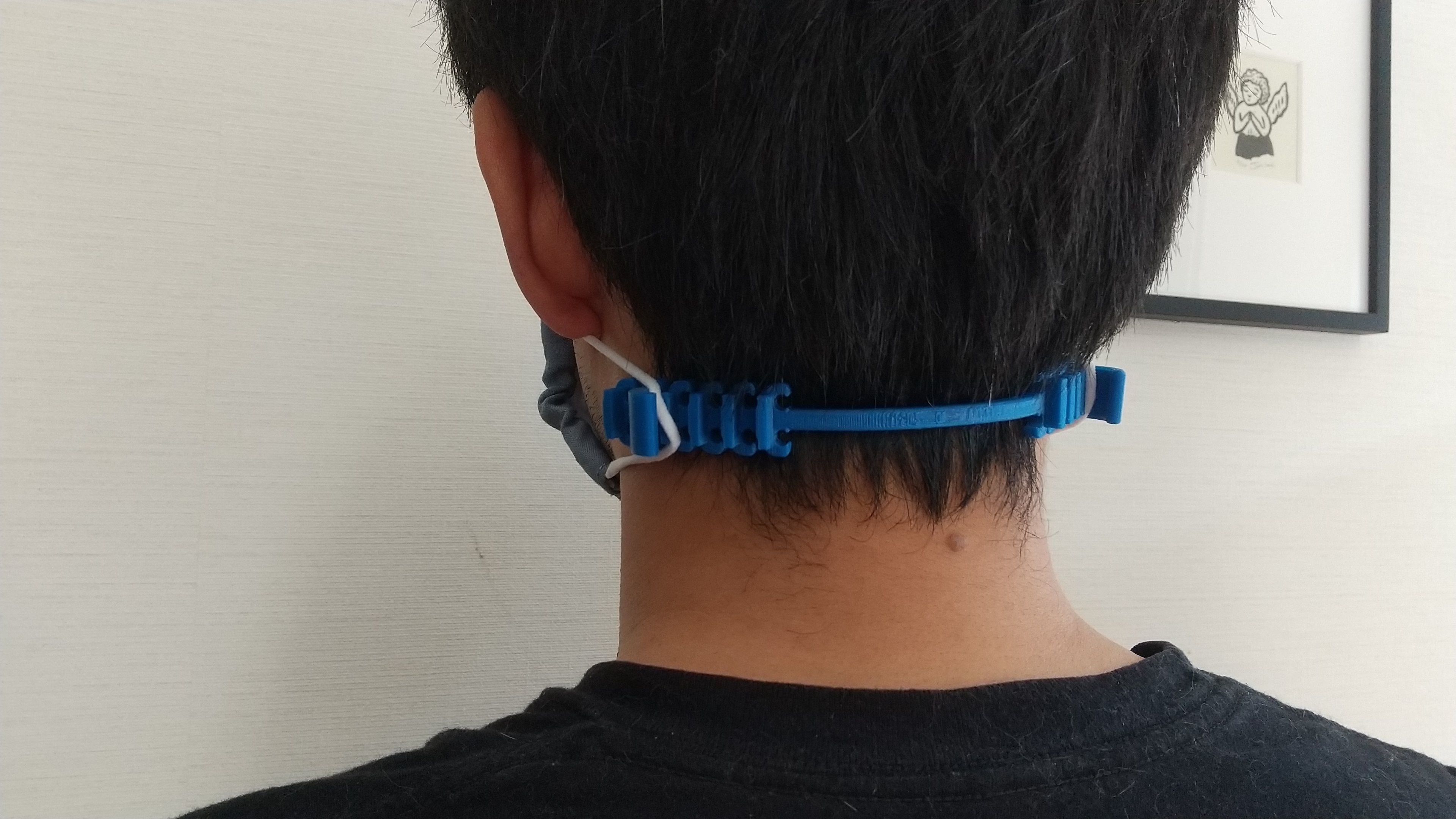 Wearable mask hook free 3D model 3D printable | CGTrader