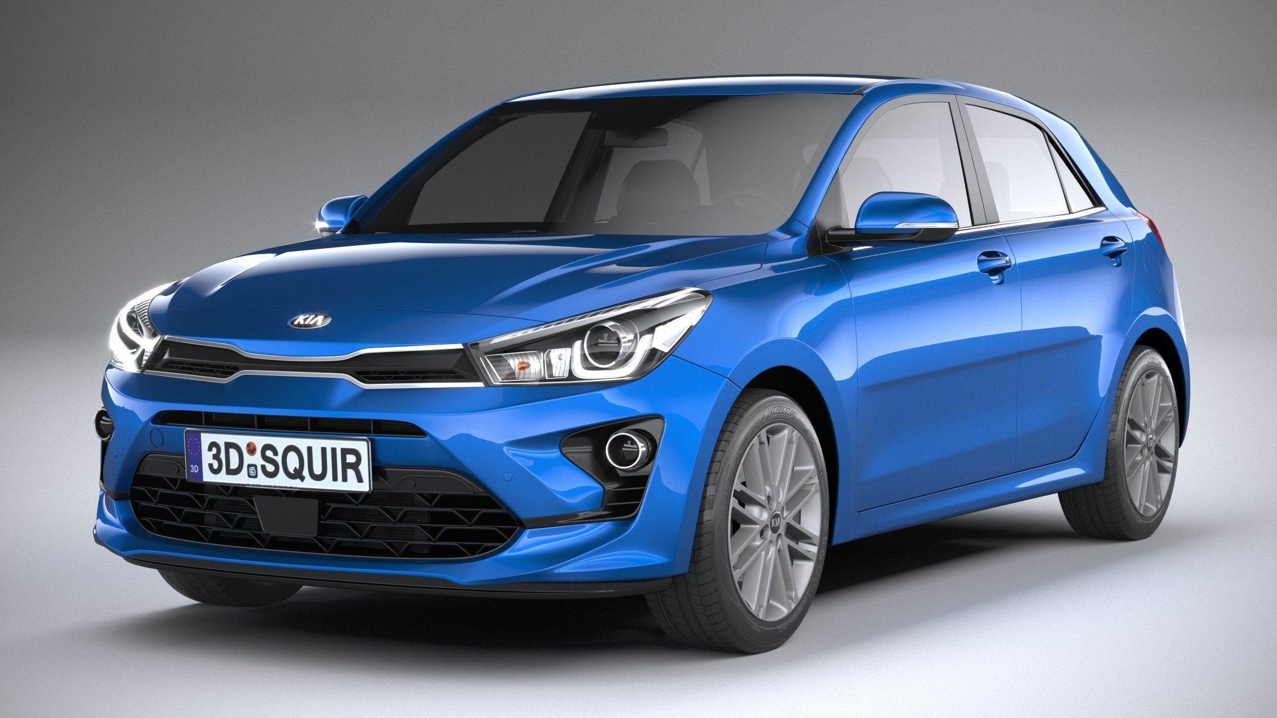 Kia Rio 2021 3D model | CGTrader