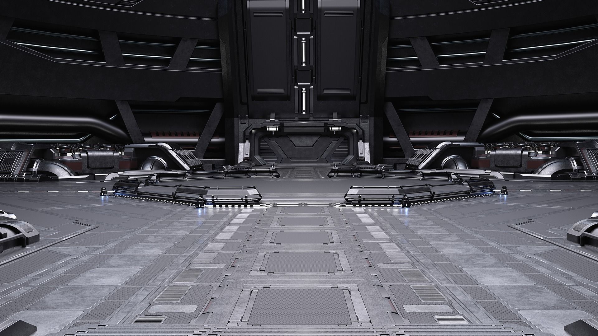 Sci-fi Scene for renders Time Travel 3D model | CGTrader