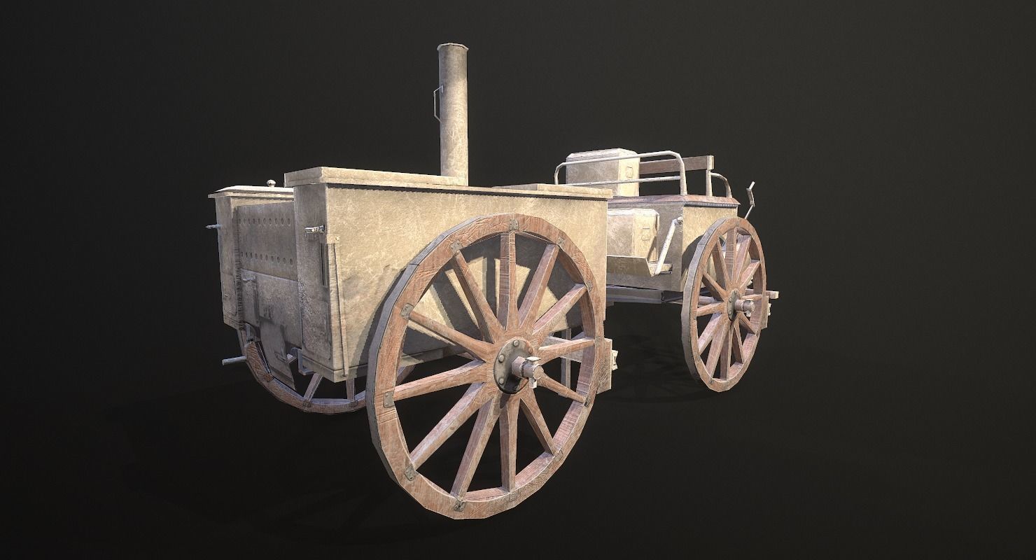 3D model Field Kitchen WWII VR / AR / low-poly | CGTrader