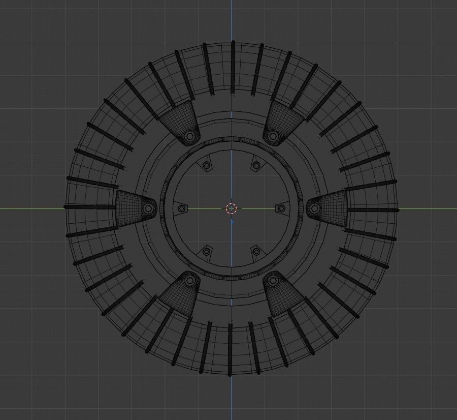 WHEEL AND MOTOR FOR MARS ROVER 3D model | CGTrader