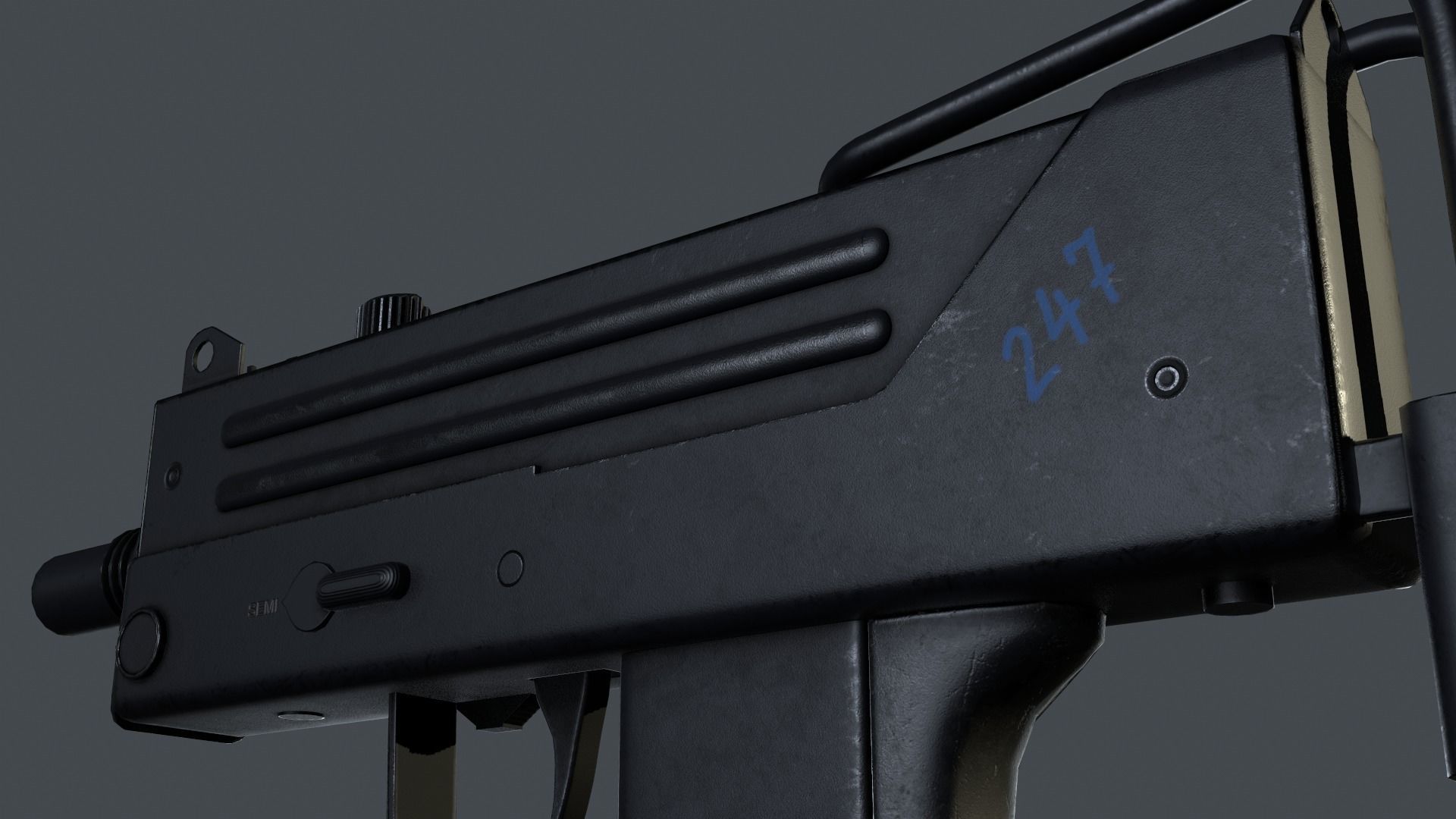 3D model Ingram MAC-10 submachine gun VR / AR / low-poly | CGTrader