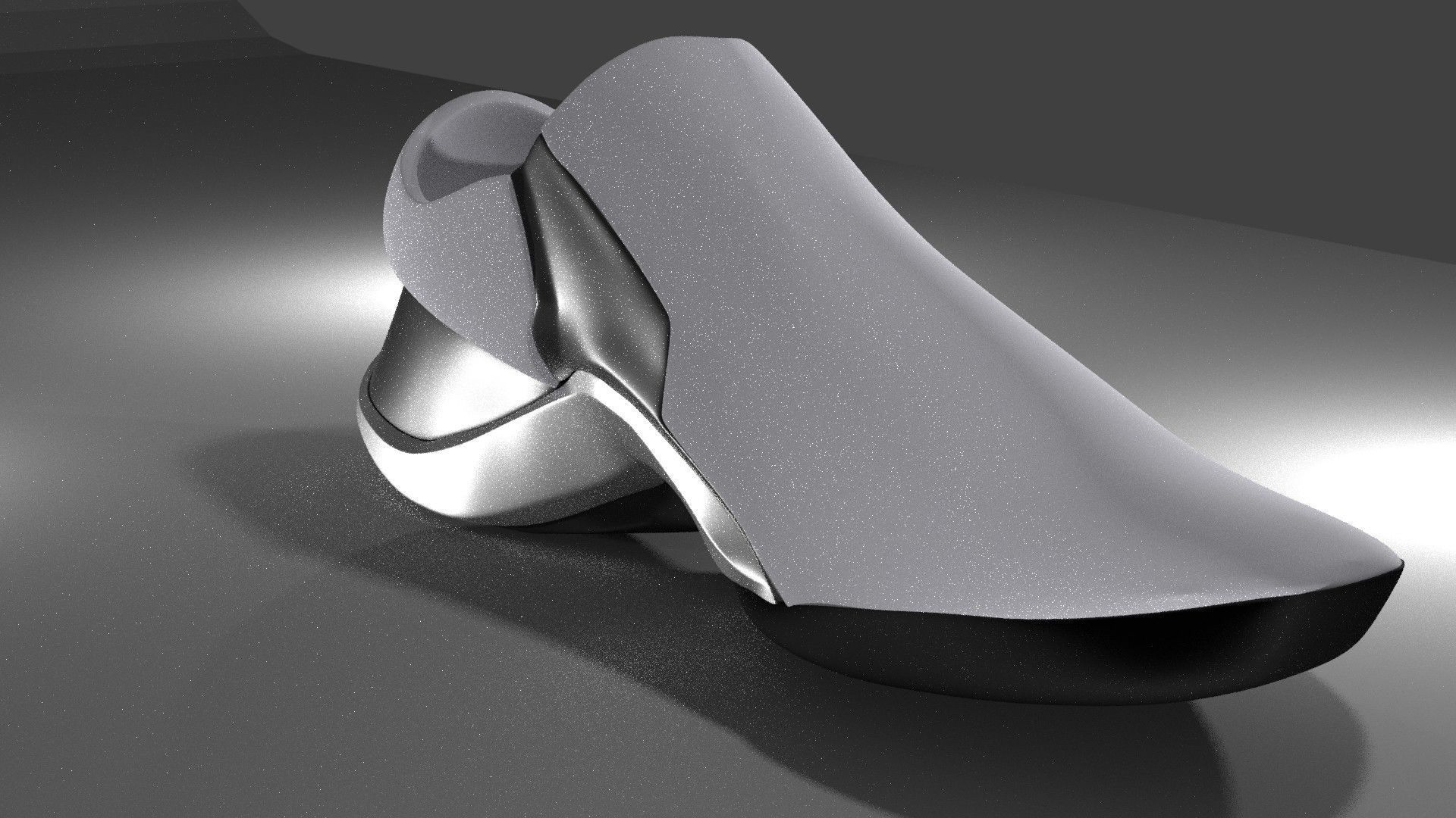 sci-fi shoe base sketch free 3D model | CGTrader