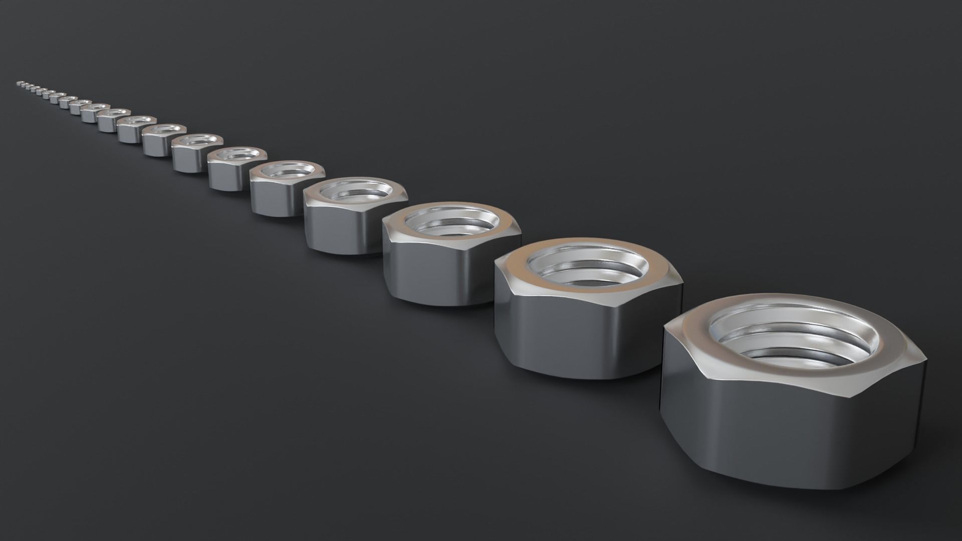 3D model Nut Models VR / AR / low-poly | CGTrader